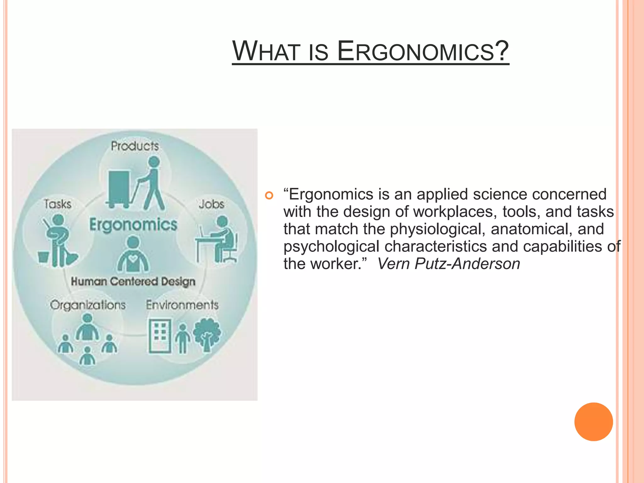 ergonomics factors | PPTX