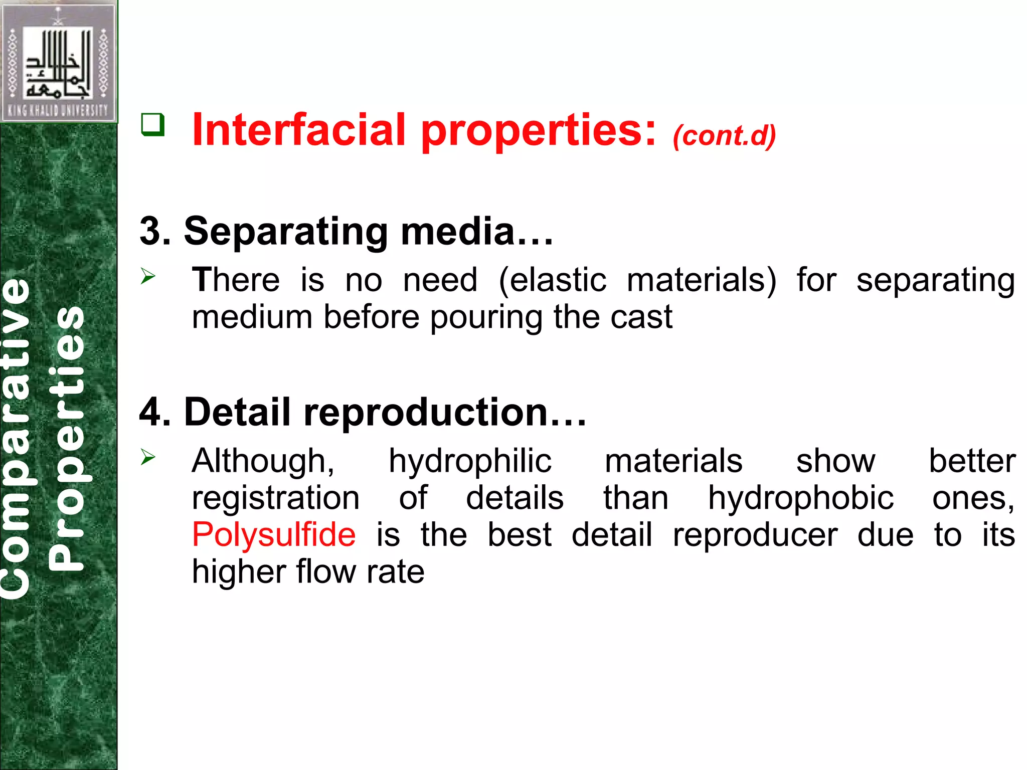 elastomeric Impression DENTAL material | PPT