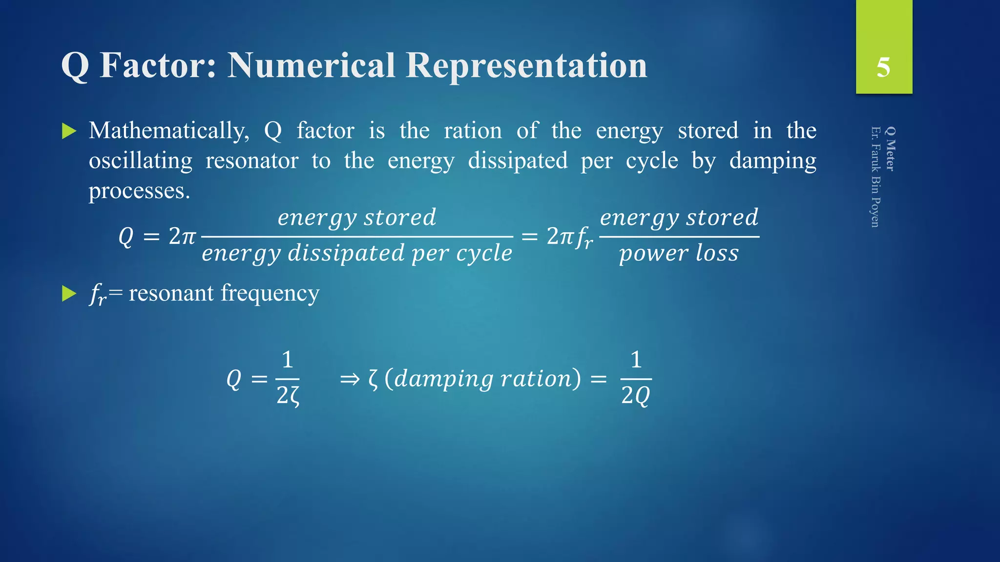 Electronic Measurement - Q Factor and Q Meter | PDF