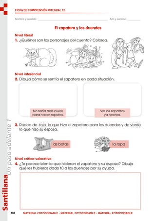 12 el zapatero y duendes | PDF