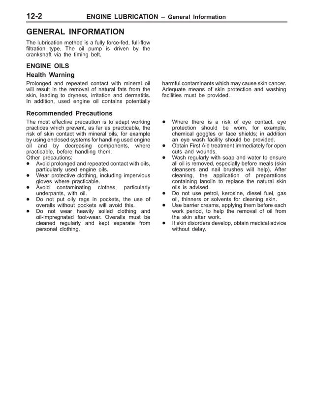 12 engine lubrication | PDF