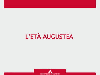 Quadro storico culturale dell'età augustea | PPT | Poetry | Books and ...