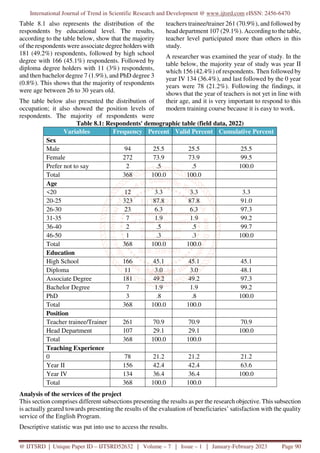 Evaluating Beneficiaries’ Satisfaction on Quality Service of English ...