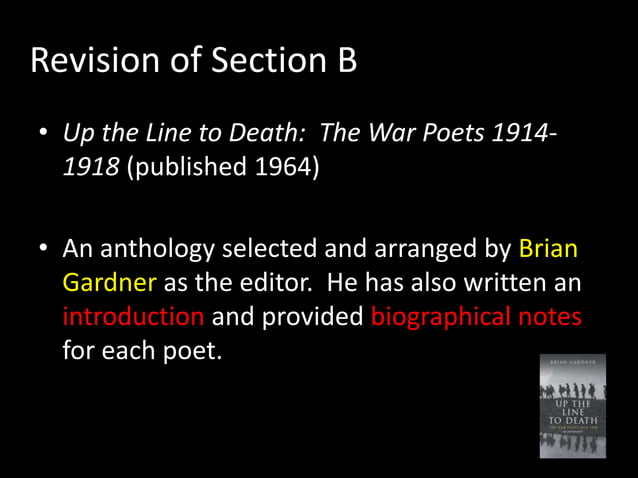 12E WWI Poetry Revision | PPTX