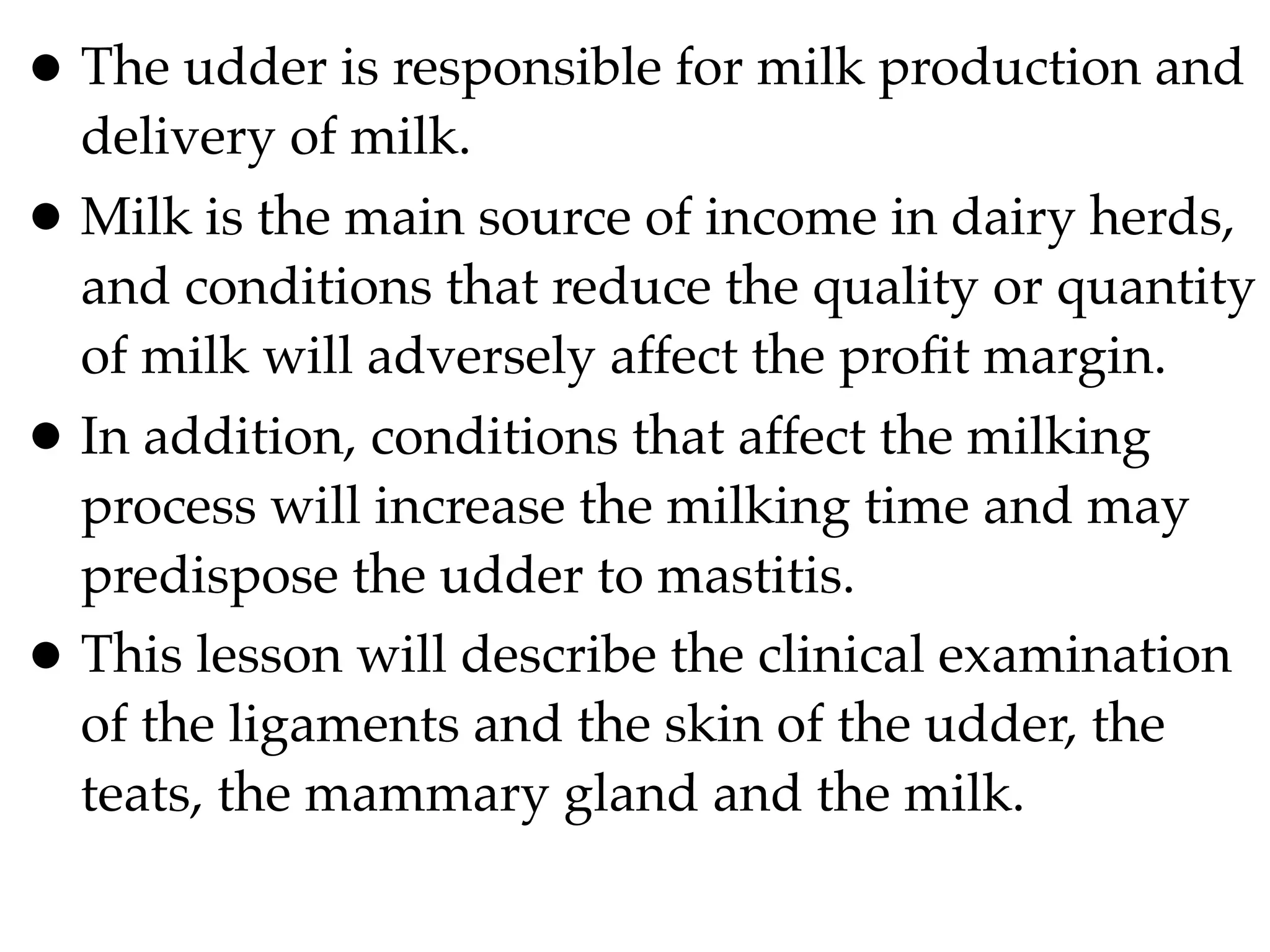 12 examination of the udder | PDF