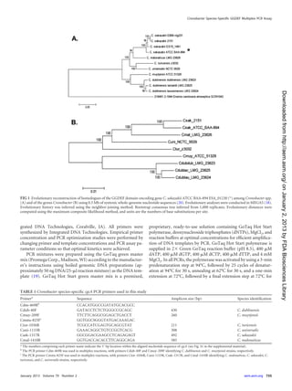 2013_CarterEtal_MultiplexPCR-Cronobacter_ AEM | PDF