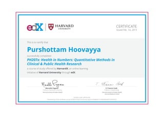 Harvard-Certificate | PDF