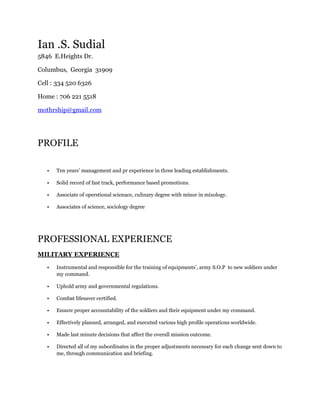 Ian Resume | PDF