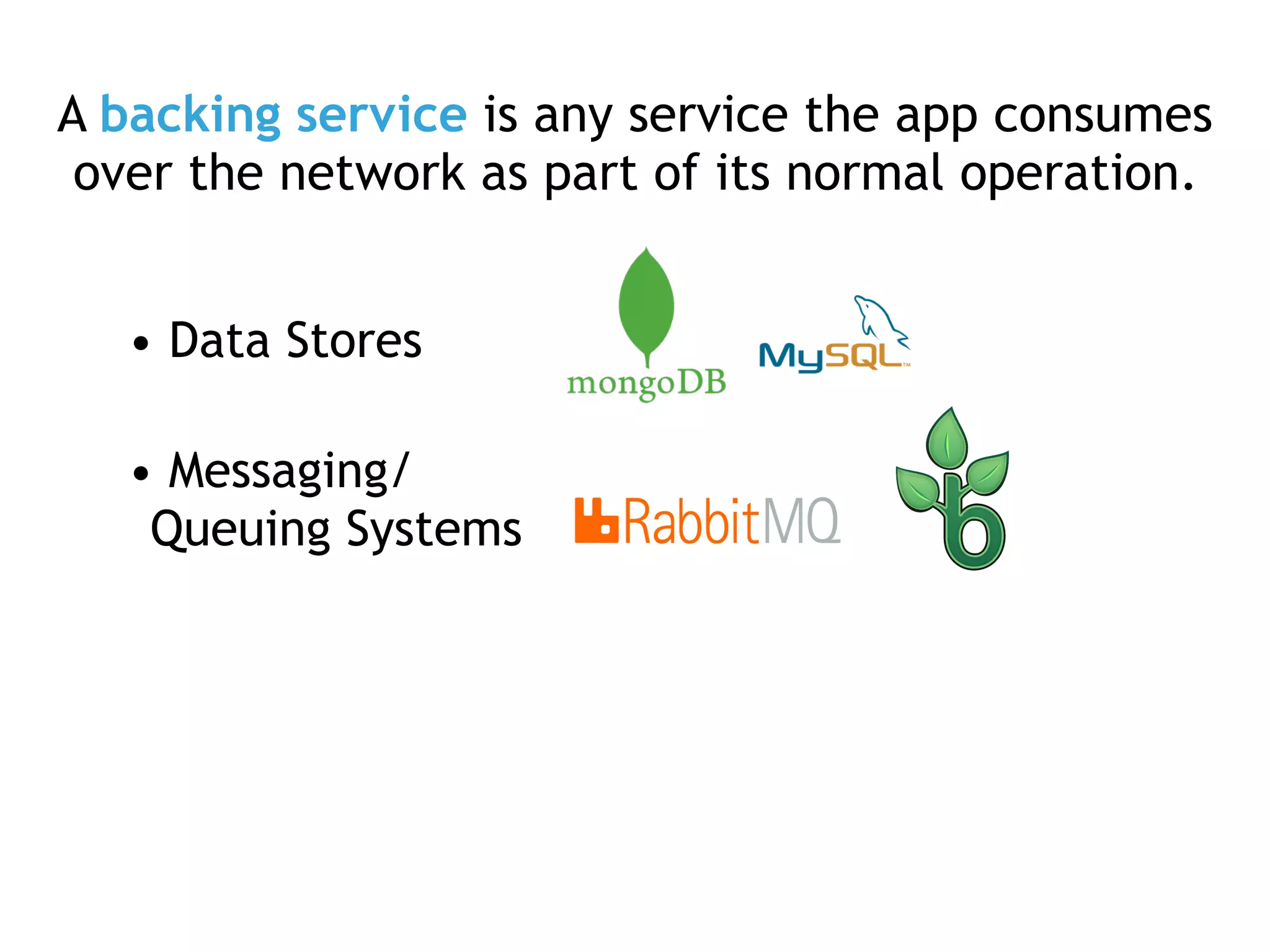 Twelve Factor App Software Application Architecture Ppt