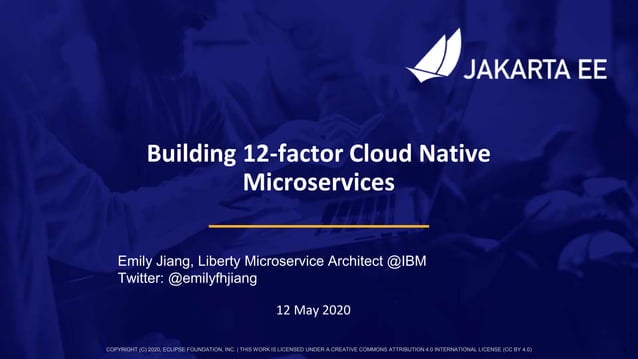 Building 12-factor Cloud Native Microservices | PPT