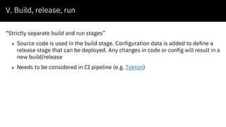 Building 12-factor Cloud Native Microservices | PPT