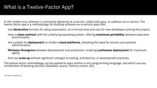 Building 12-factor Cloud Native Microservices | PPT