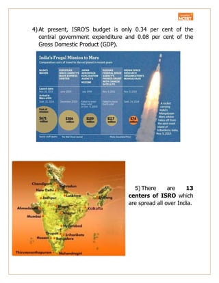 12 facts about ISRO in a Simplified Manner | PDF