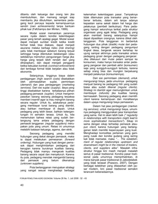 Modal Sosial dalam Jaringan Perdagangan | PDF