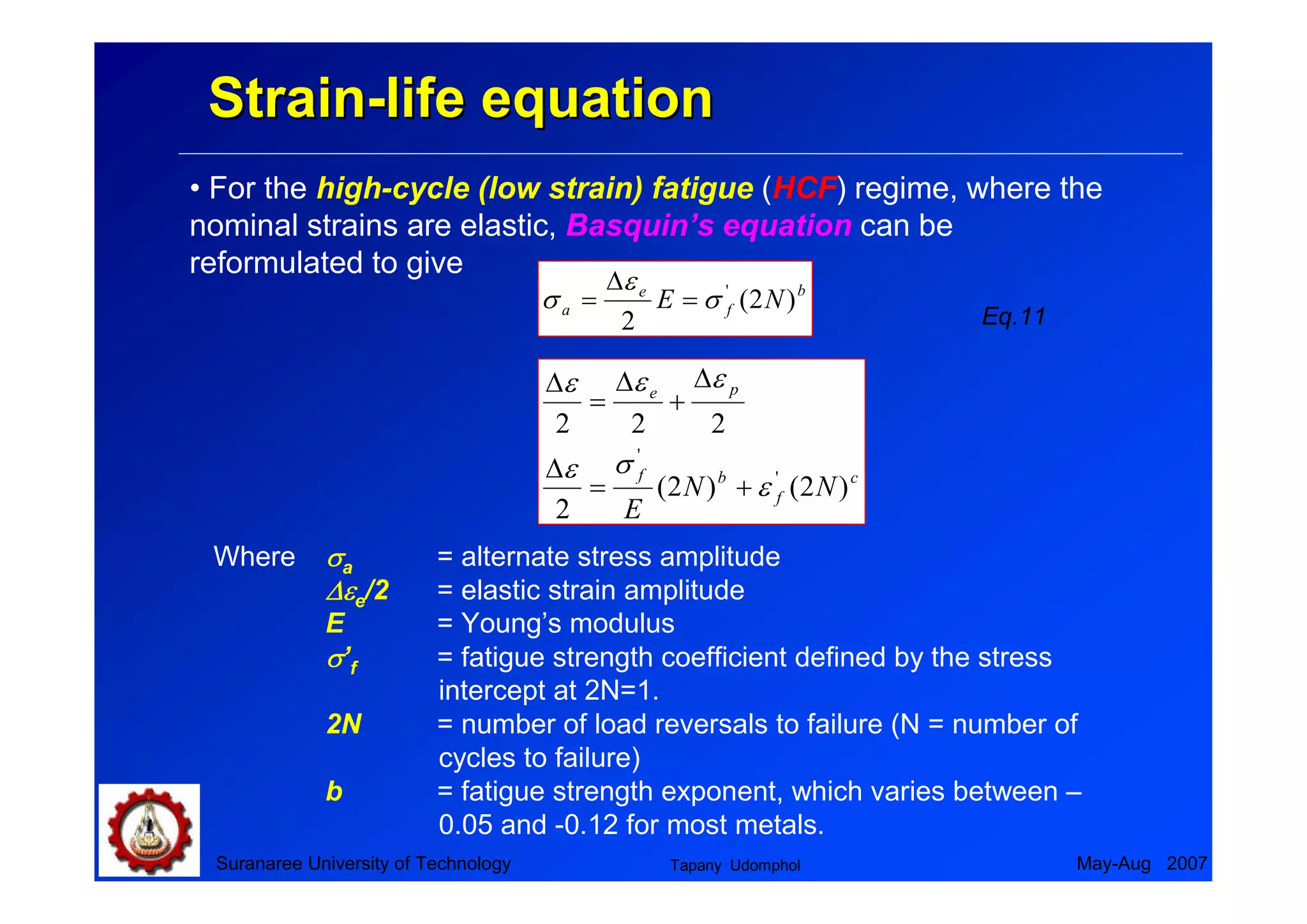 12 fatigue of metals | PDF
