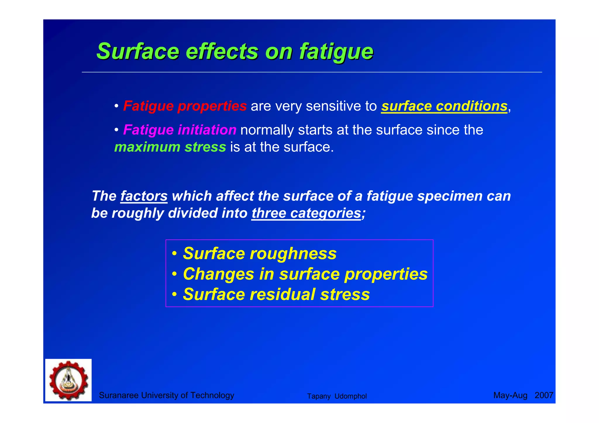 12 fatigue of metals | PDF