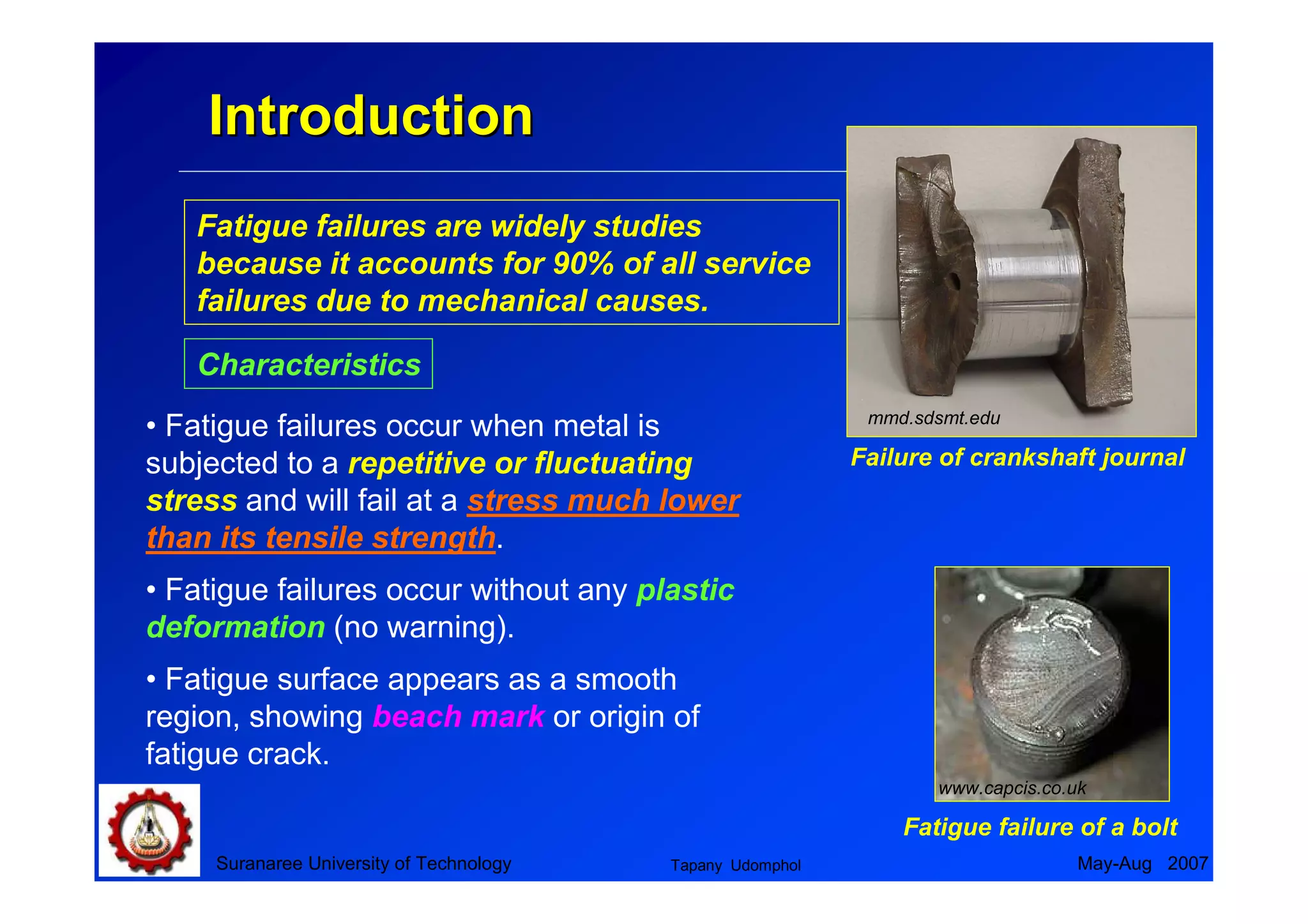 12 fatigue of metals | PDF