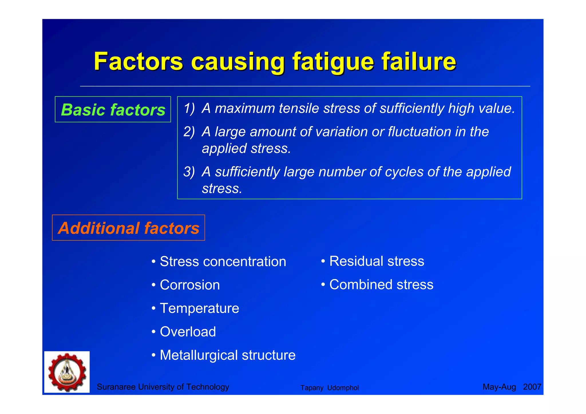 12 fatigue of metals | PDF