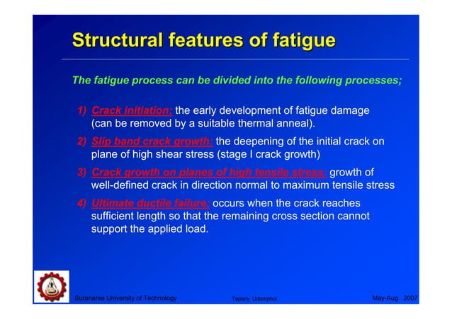 12 fatigue of metals | PDF | Physics | Science