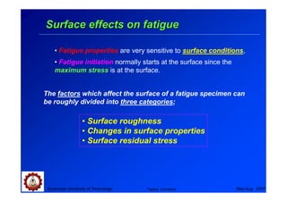 12 fatigue of metals | PDF