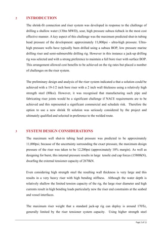 Ultra-High-Pressure-Risers-for-Deepwater-Drilling-(DOT-Intl-09) | PDF