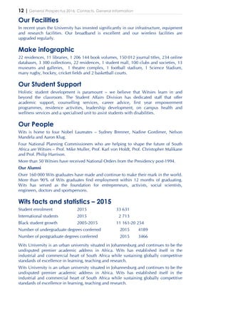 2016 General Prospectus for Wits | PDF