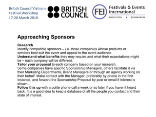 Workshop 1_12 sponsorship | PPT
