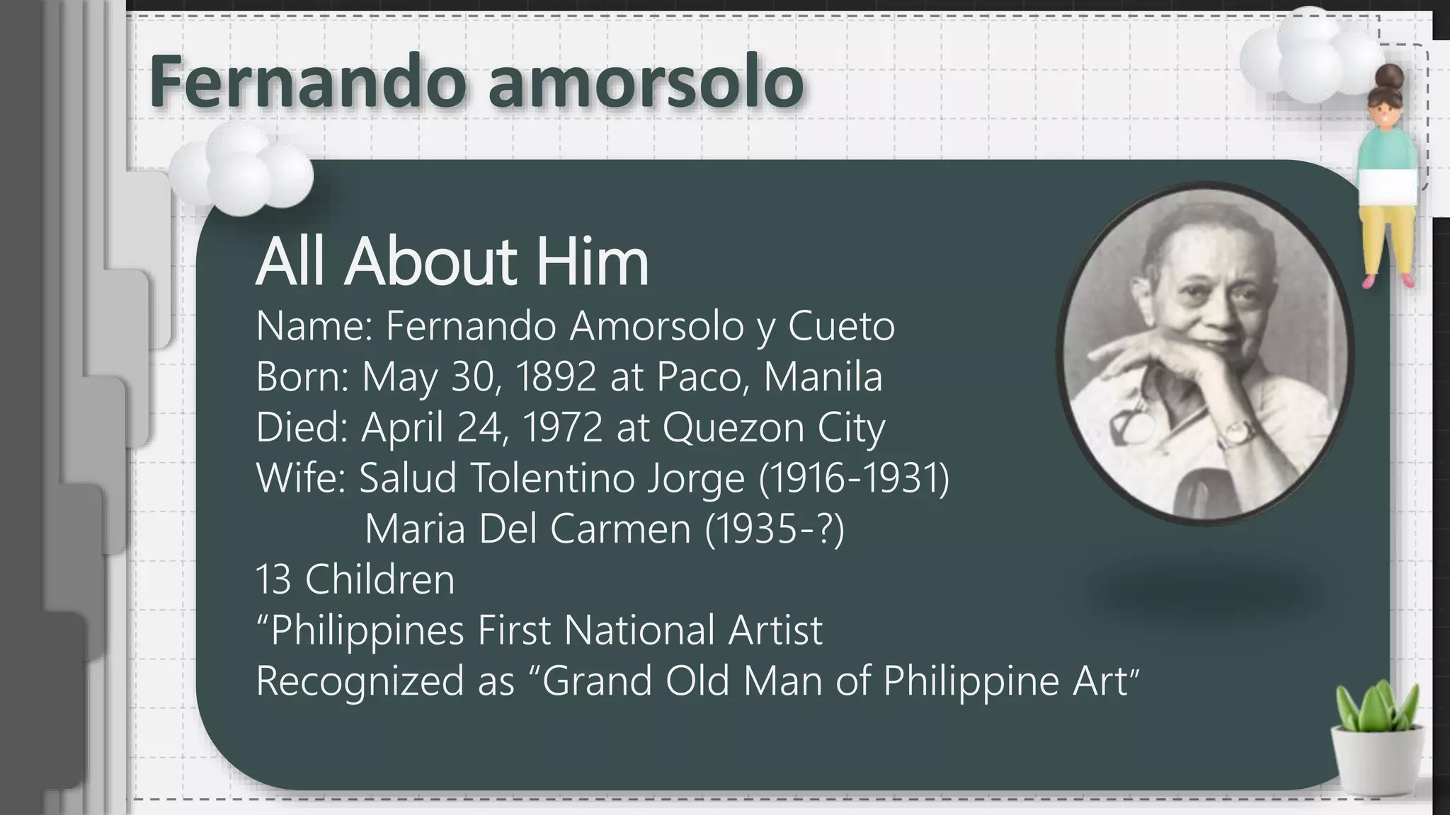 Philippine National Artist (Fernando Amorsolo, Cesar Lagaspi, Guillermo ...