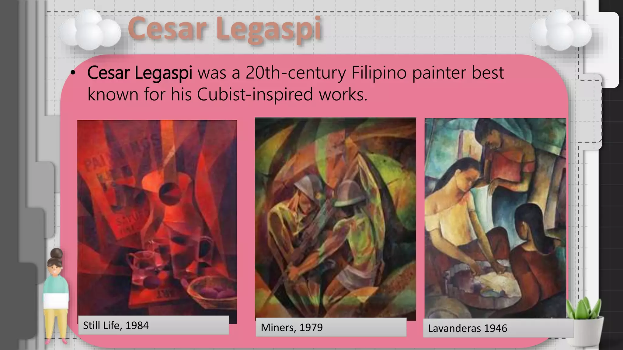 Philippine National Artist (Fernando Amorsolo, Cesar Lagaspi, Guillermo Tolentino, and Napoleon ...
