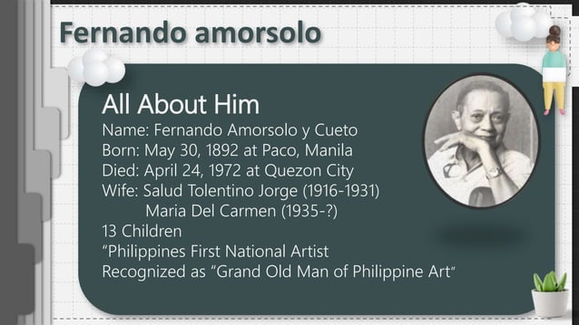 Philippine National Artist (Fernando Amorsolo, Cesar Lagaspi, Guillermo ...