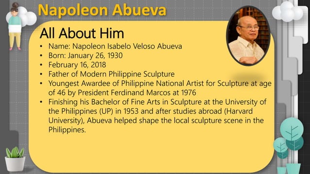 Philippine National Artist (Fernando Amorsolo, Cesar Lagaspi, Guillermo ...