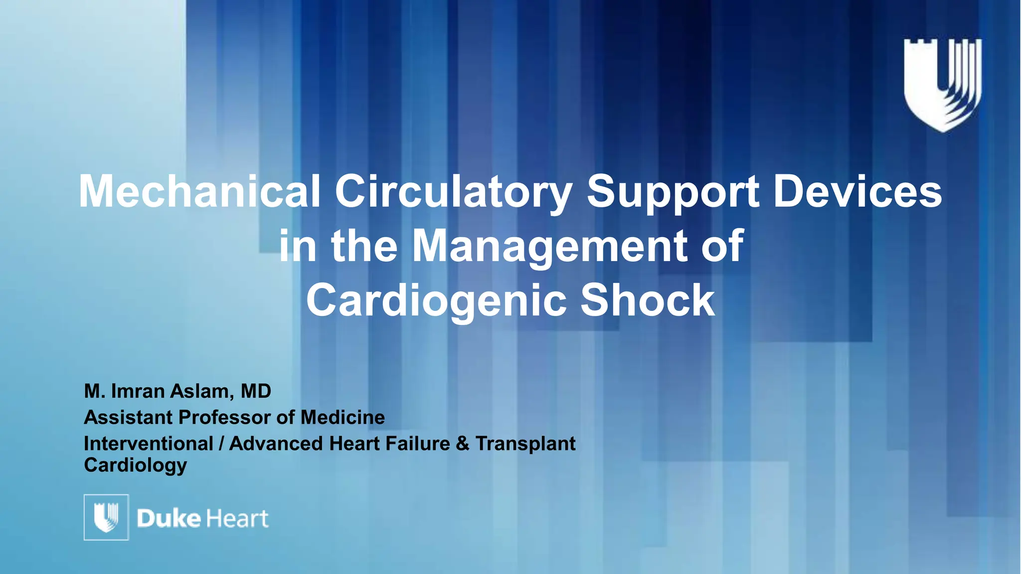 Mechanical Circulatory Support Devices in the Management of Cardiogenic Shock | PPTX