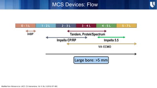 Mechanical Circulatory Support Devices in the Management of Cardiogenic ...