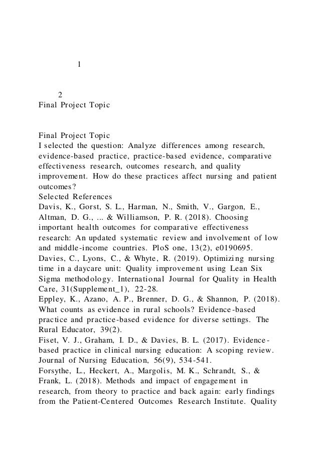 12Final Project TopicFinal Project TopicI selec | PDF