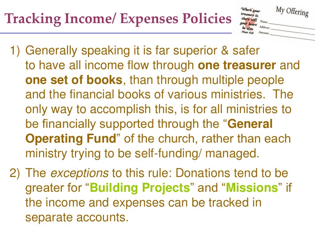 12 Financial policies & practices