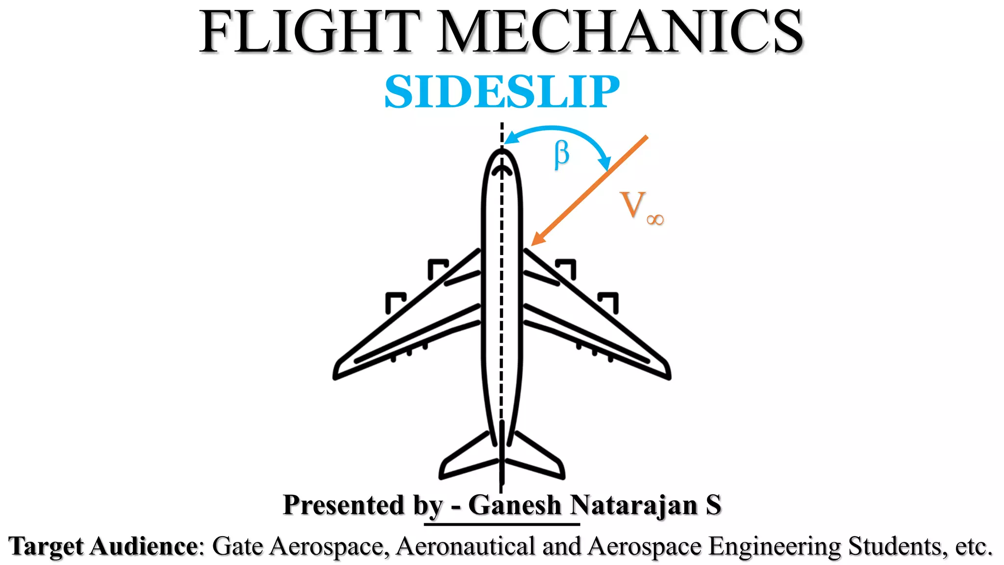 Sideslip | Flight Mechanics | GATE Aerospace | PPTX