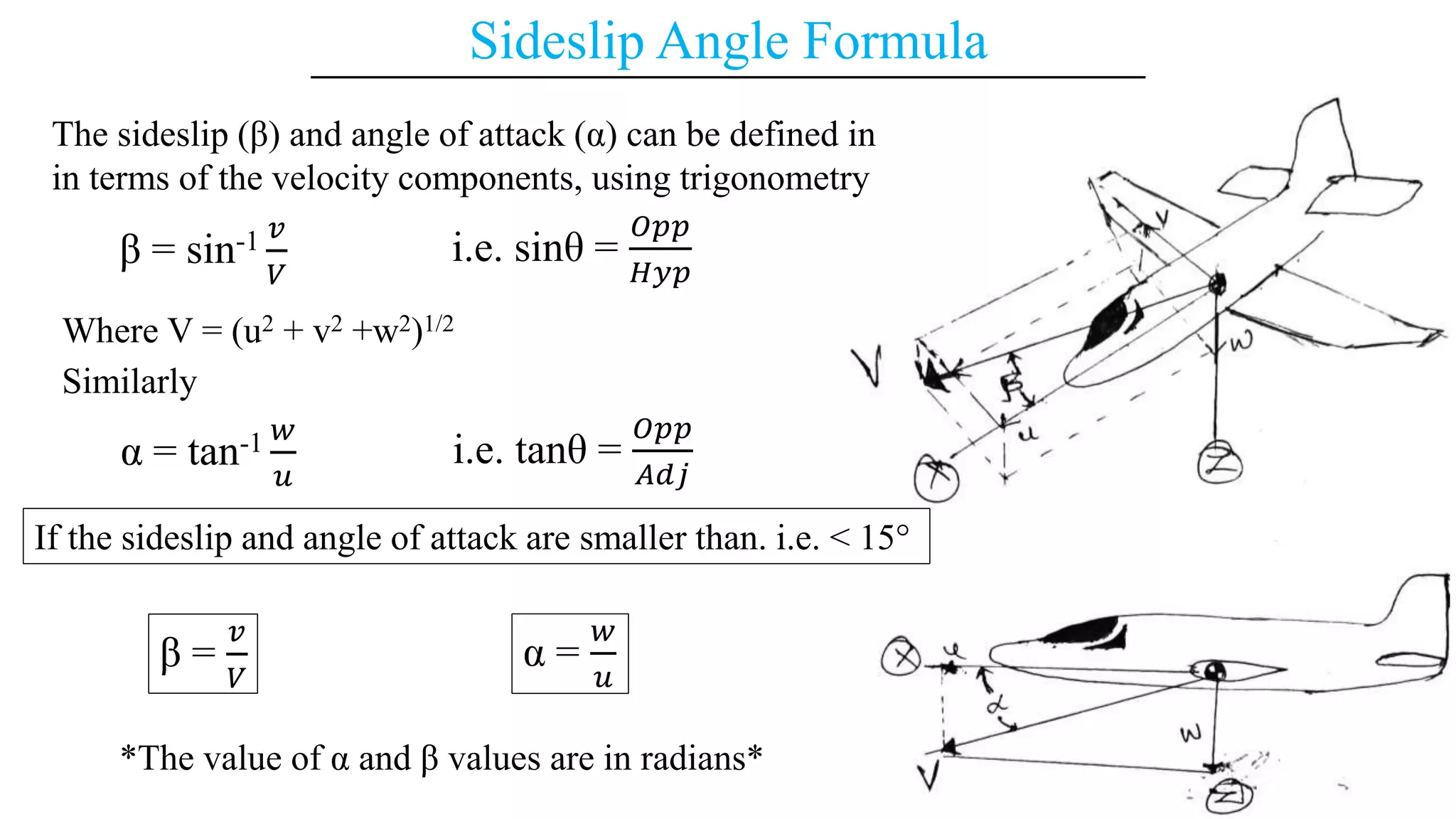 Sideslip | Flight Mechanics | GATE Aerospace | PPTX