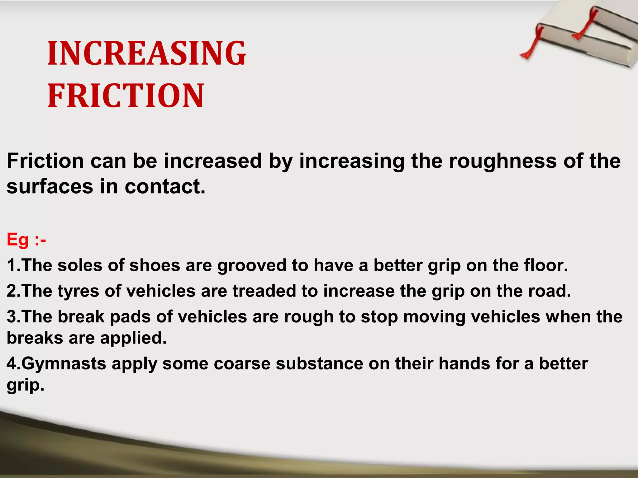 class 8, chapter -12 friction | PPT