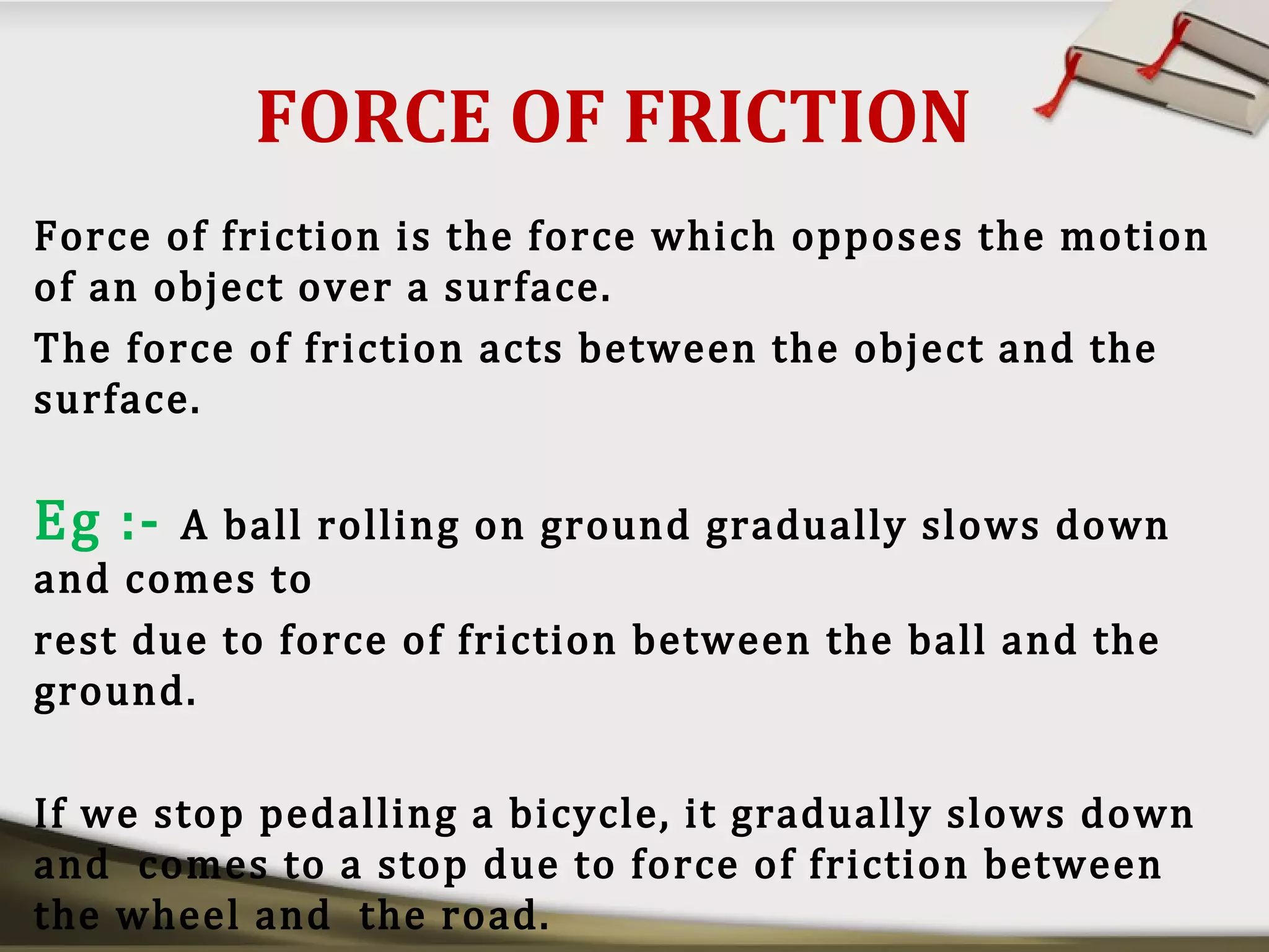 class 8, chapter -12 friction | PPT