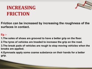 Ways To Increase Friction