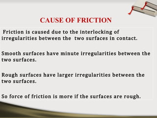 class 8, chapter -12 friction | PPT
