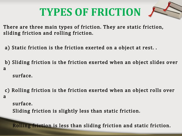 class 8, chapter -12 friction | PPT