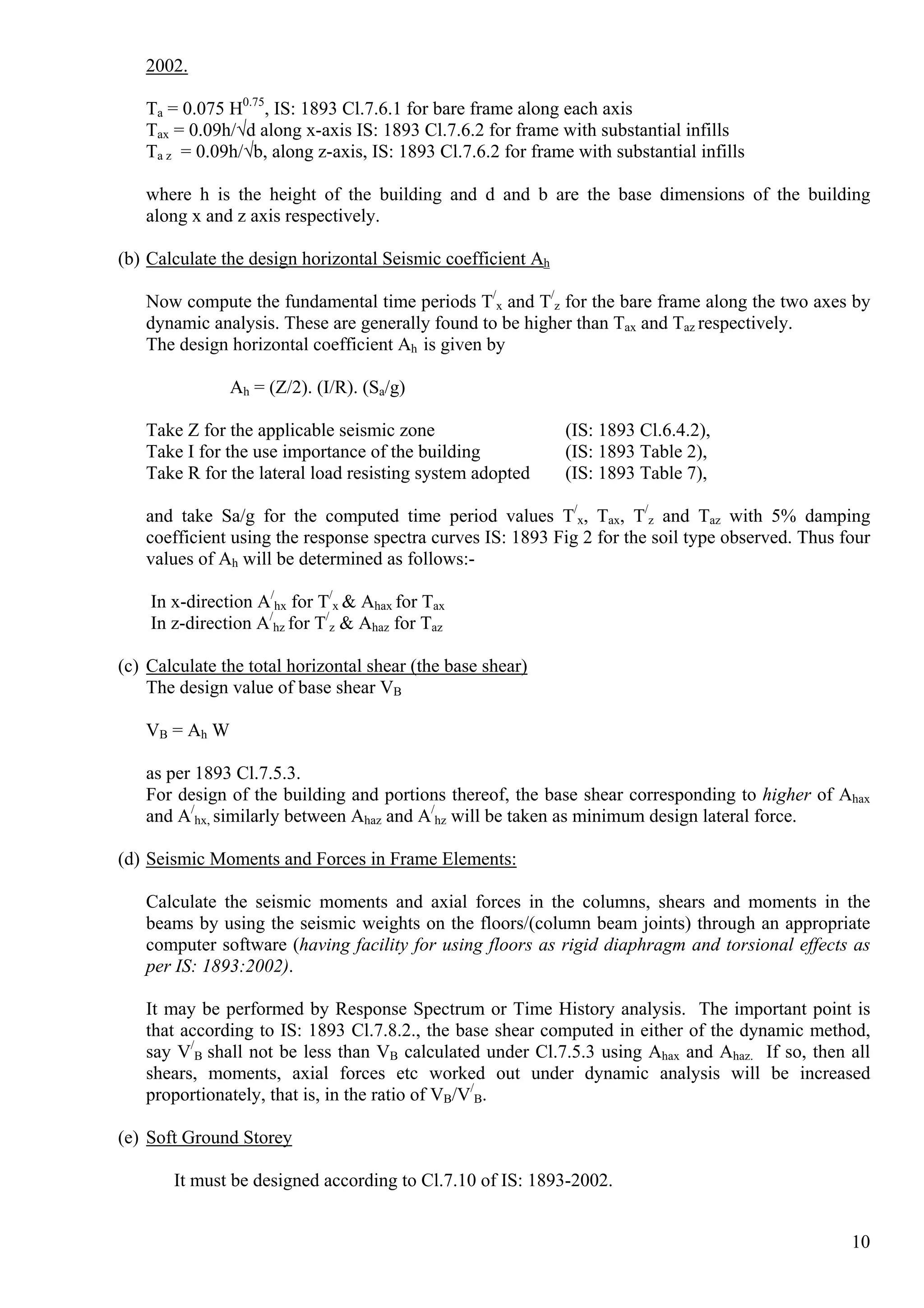 12 fundamentals for_seismic_design_of_rcc_buildings_by_prof_arya | PDF