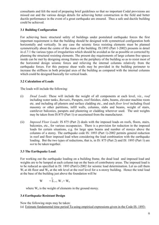 12 fundamentals for_seismic_design_of_rcc_buildings_by_prof_arya | PDF