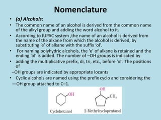 Grade XII Alcholos,phenols , Ethers .pptx