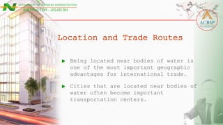 12 geography and international trade ib | PPTX