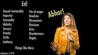 Abhor Evil; Hold Fast to Good | PDF