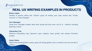 12 Great Examples of UX Writing to Inspire Your Designs in 2026.pdf