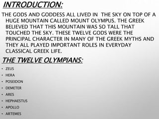 12 Great Olympians In Mythology | PPTX | Christianity | Religion ...