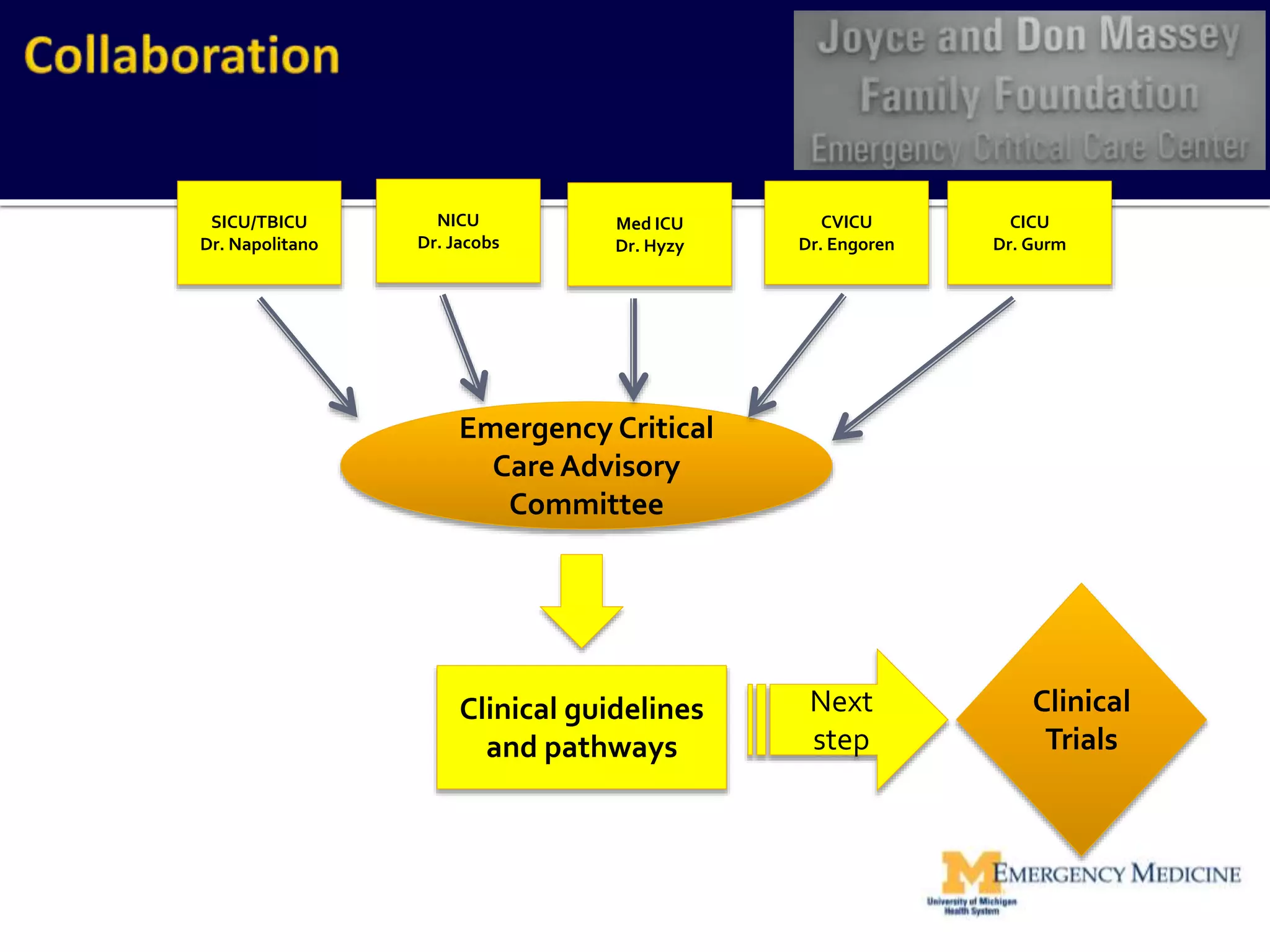 Acute Critical Care Research: Massey Family Foundation Emergency ...